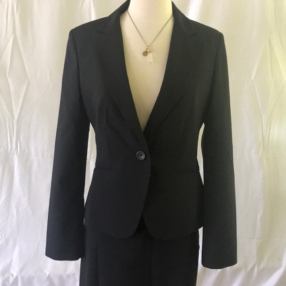 Express | Skirts | Express Black Suit Jacket Skirt 2 Piece Set | Poshmark